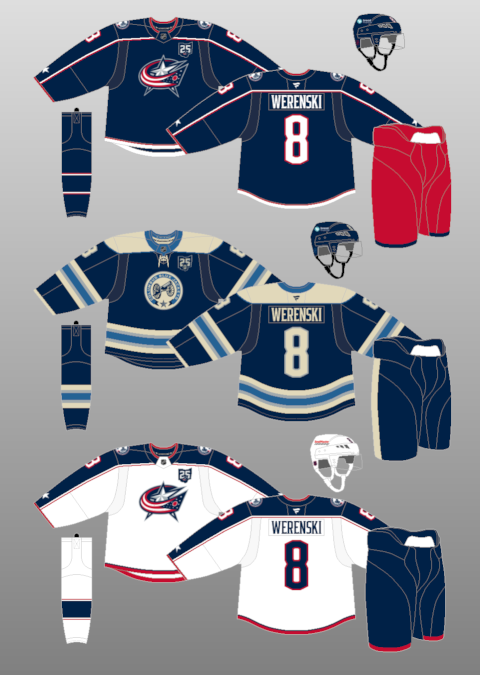 2025 26 Columbus Blue Jackets The Unofficial Nhl Uniform Database